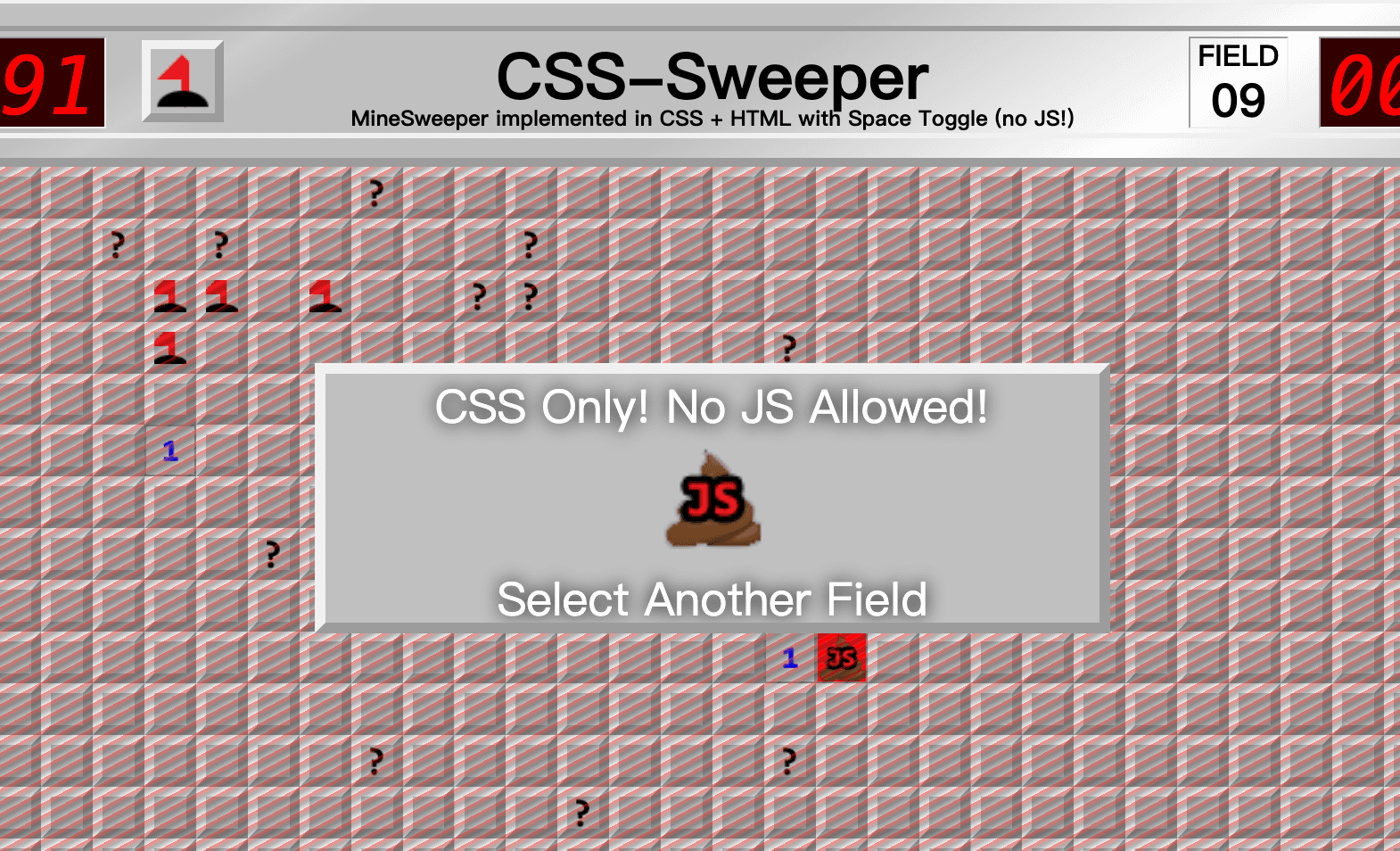 CSS Sweeper - DragonSweeper